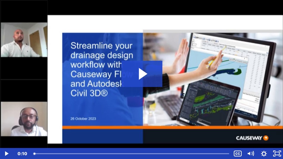 Watch now | Streamline your drainage design workflow with Causeway Flow ...