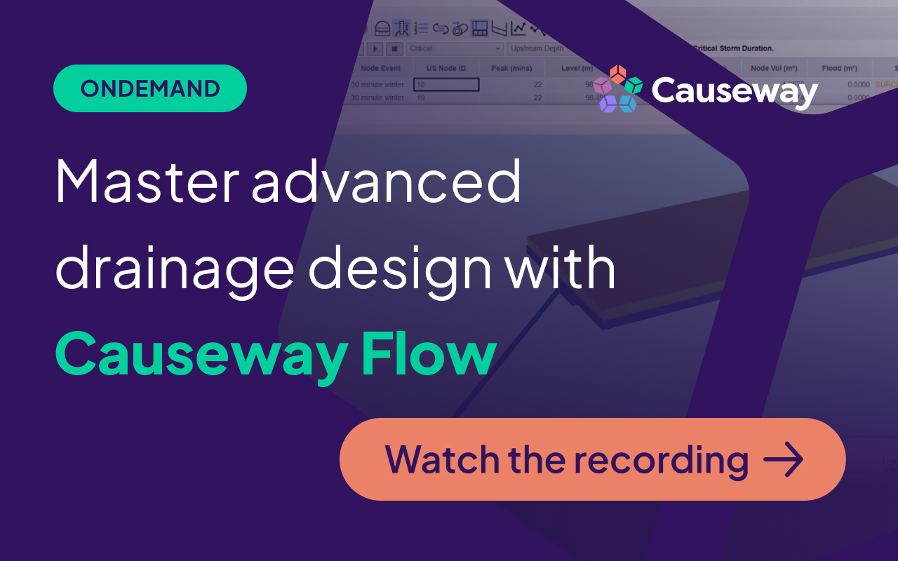 OnDemand: Master advanced drainage design with Causeway Flow